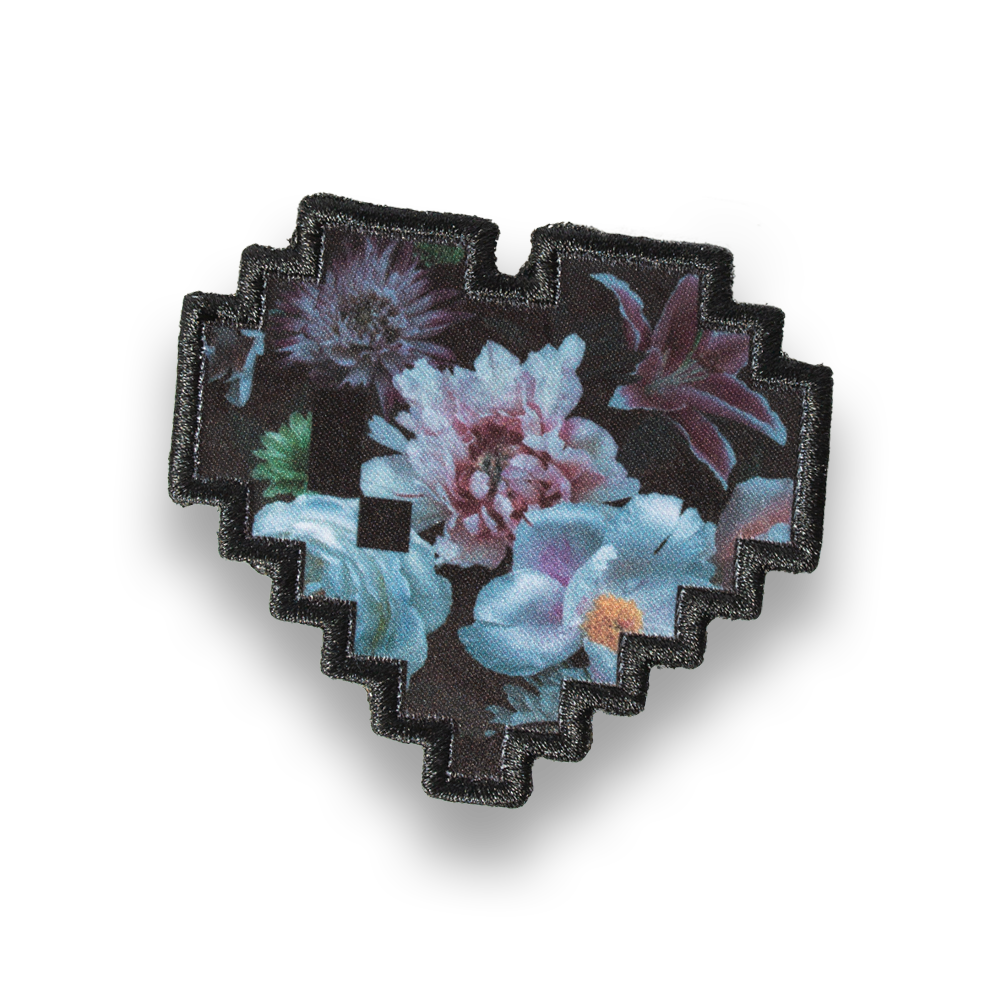 Floral Heart Patch – DarkHeartOps